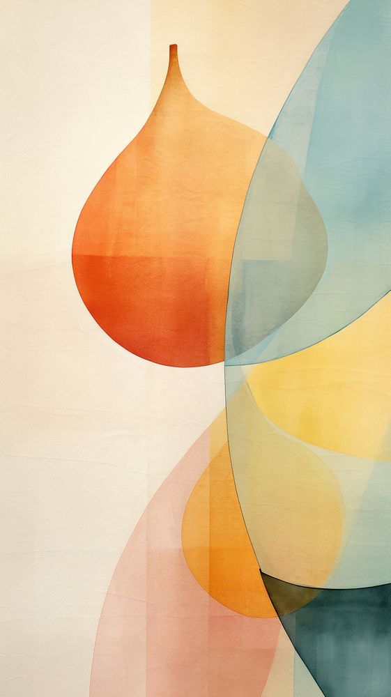 Pear abstract painting pattern. | Free Photo Illustration - rawpixel