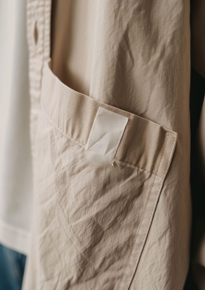 White empty label pocket back | Free Photo - rawpixel