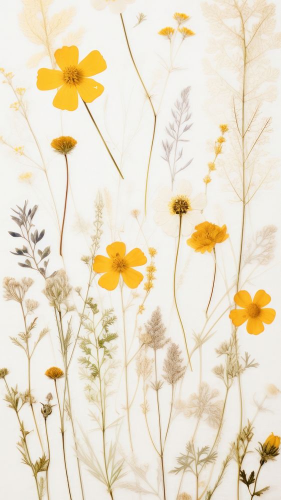 Real pressed summer flower pattern | Premium Photo - rawpixel