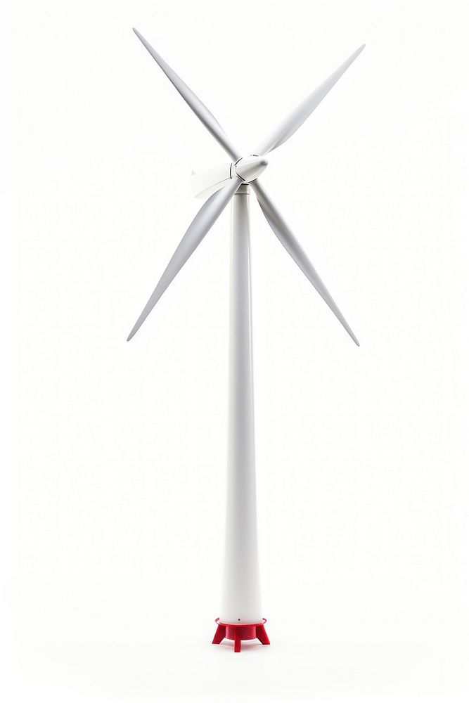 Wind turbine machine white background | Premium Photo - rawpixel