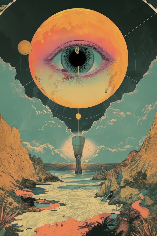 Cover book giant one eye | Premium Photo Illustration - rawpixel