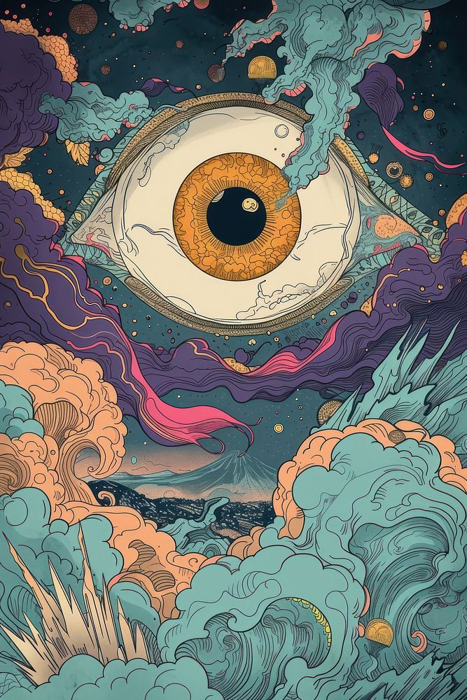 Cover book giant one eye | Free Photo Illustration - rawpixel