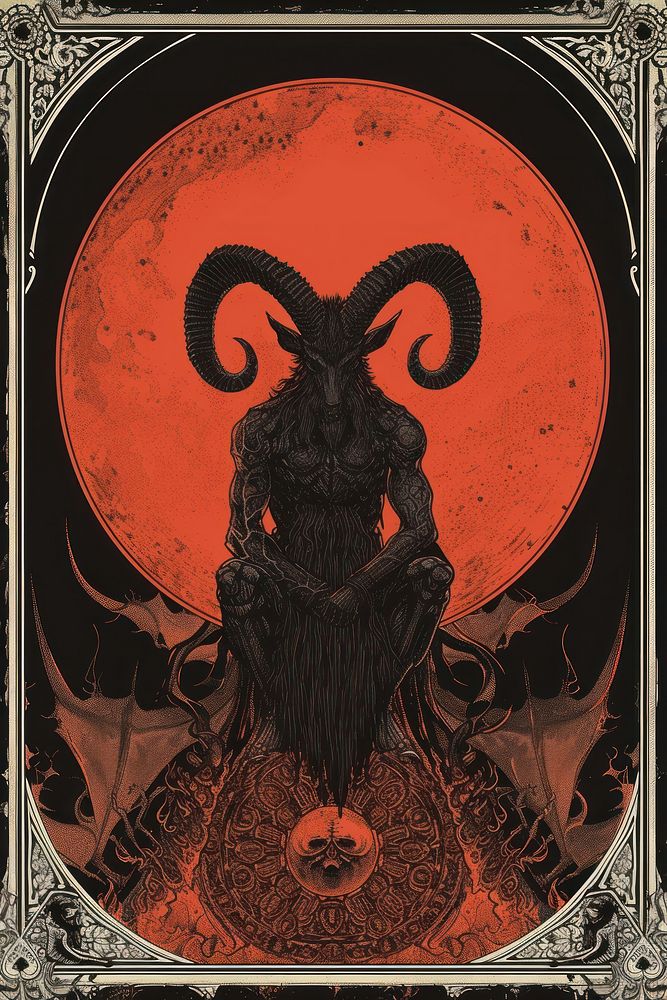 Cover book satan art poster | Premium Photo Illustration - rawpixel