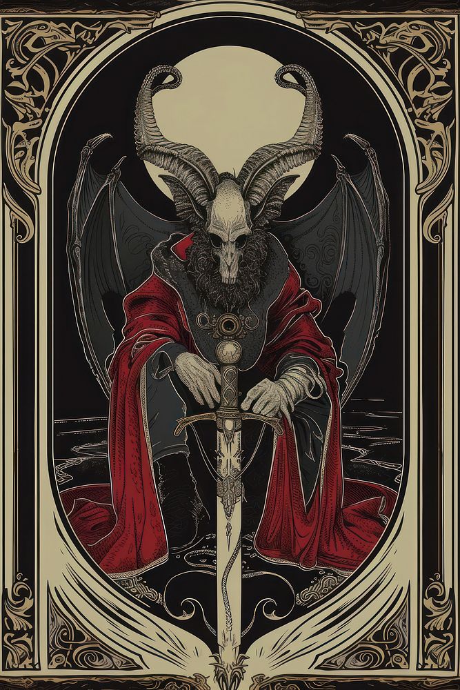 Cover book satan art representation | Premium Photo Illustration - rawpixel