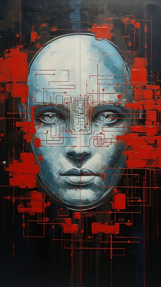 Technology painting art representation. | Free Photo Illustration ...