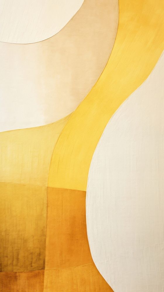 Yellow wave abstract painting art. | Free Photo Illustration - rawpixel