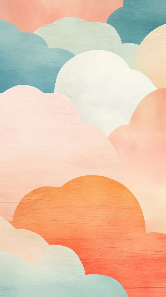 Cute sky abstract painting tranquility. | Free Photo Illustration ...