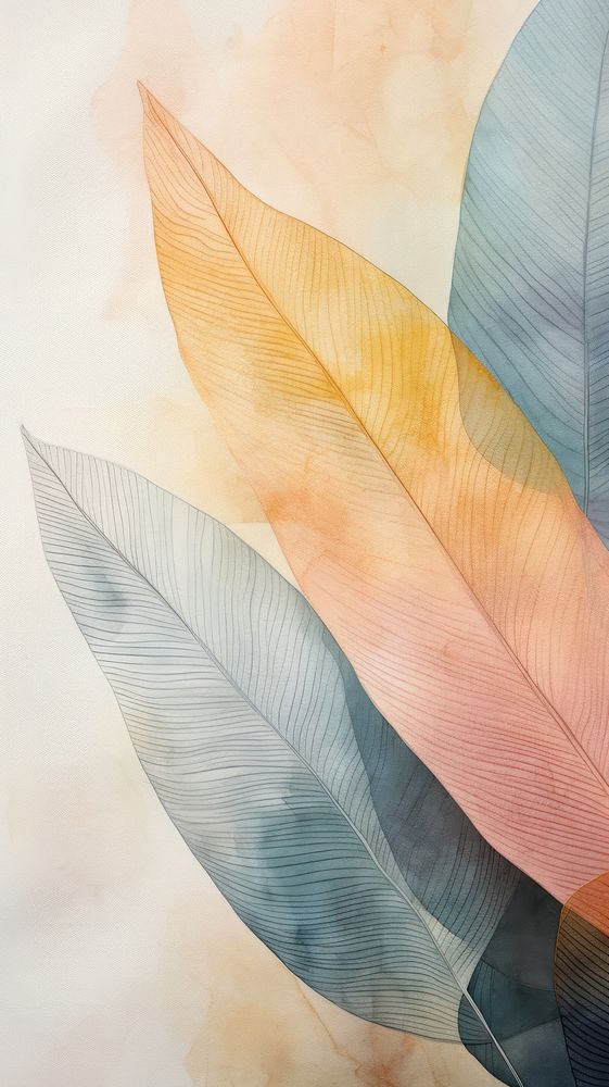 Leaf abstract plant art. | Free Photo Illustration - rawpixel