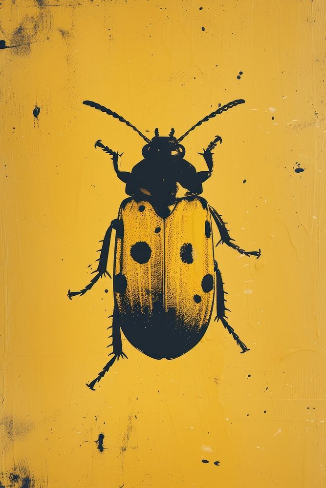 Silkscreen paper Insect insect textured | Free Photo Illustration ...