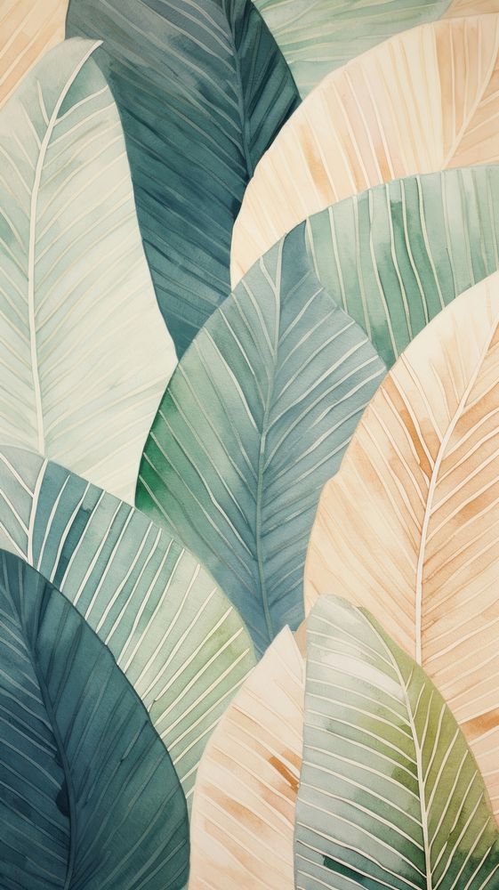 Palm leaves abstract plant leaf. | Premium Photo Illustration - rawpixel