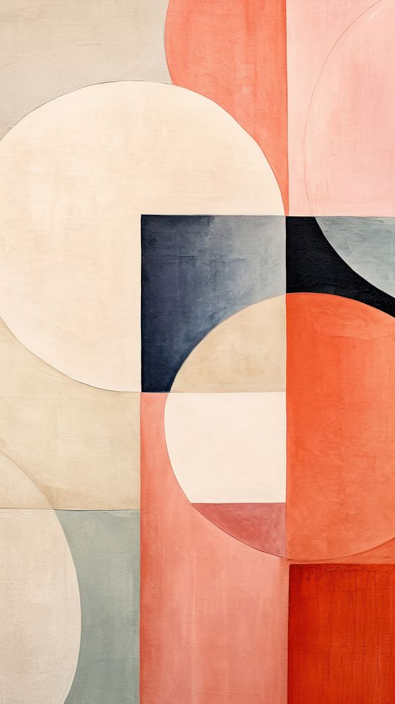Retro abstract shape painting art | Free Photo Illustration - rawpixel