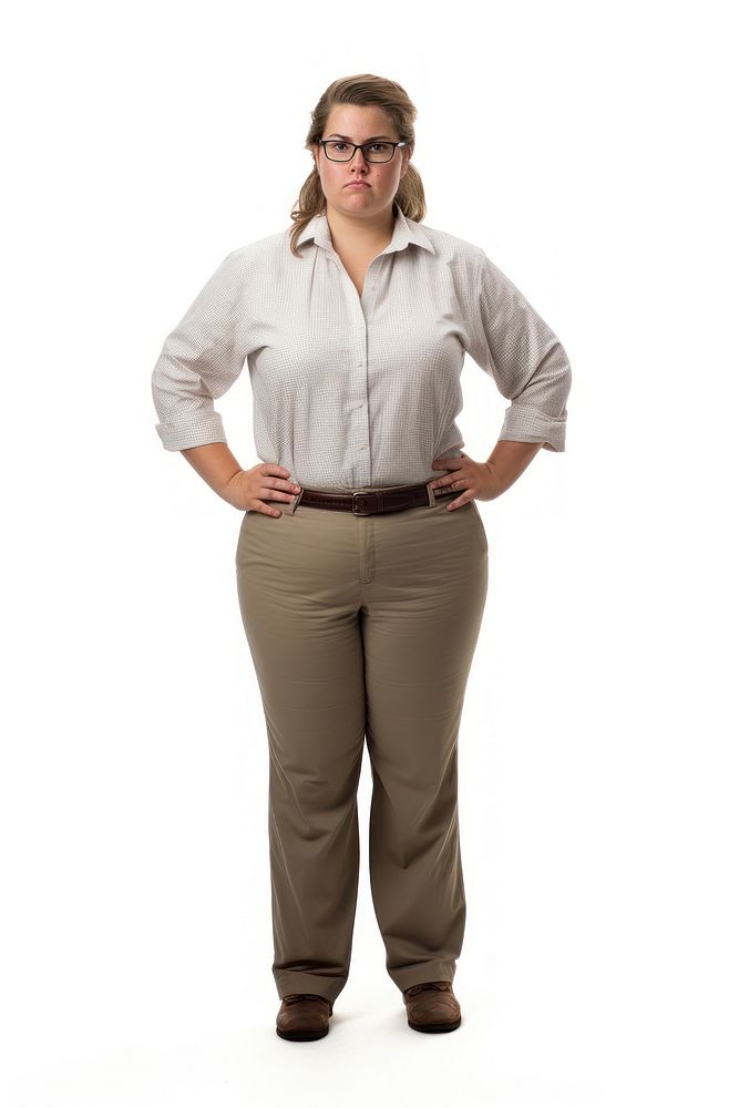 Fat female teacher standing sleeve | Premium Photo - rawpixel