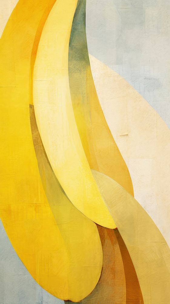 Banana abstract painting art. | Free Photo Illustration - rawpixel