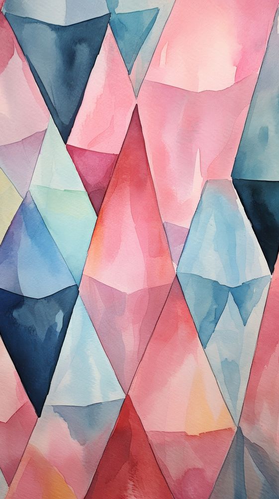 Diamond abstract painting shape. | Free Photo Illustration - rawpixel