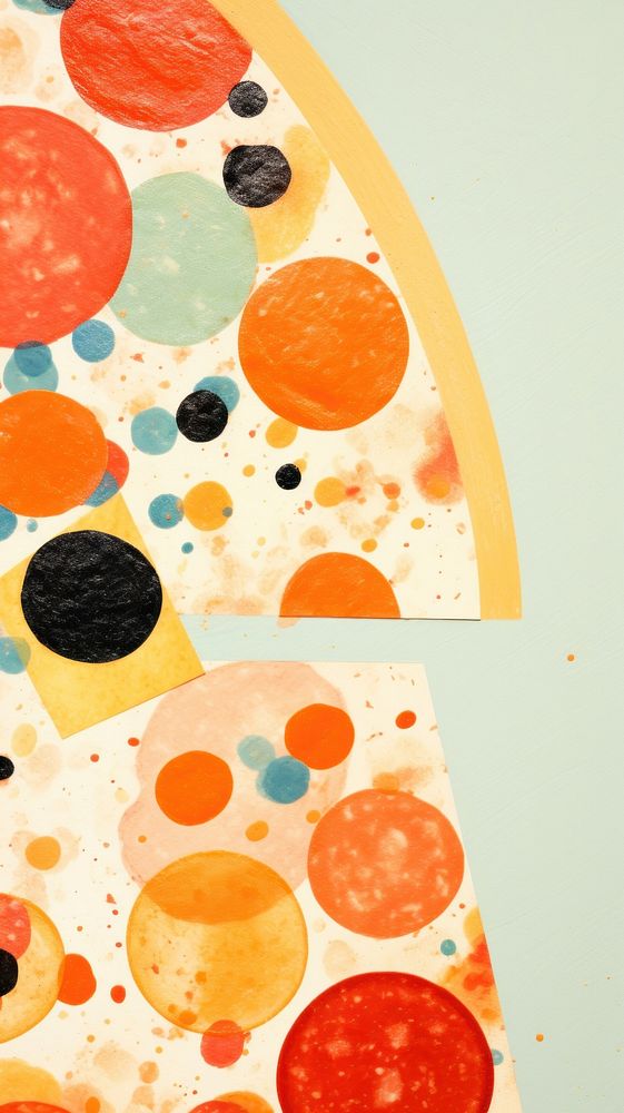 Pizza collage shape art. | Free Photo Illustration - rawpixel