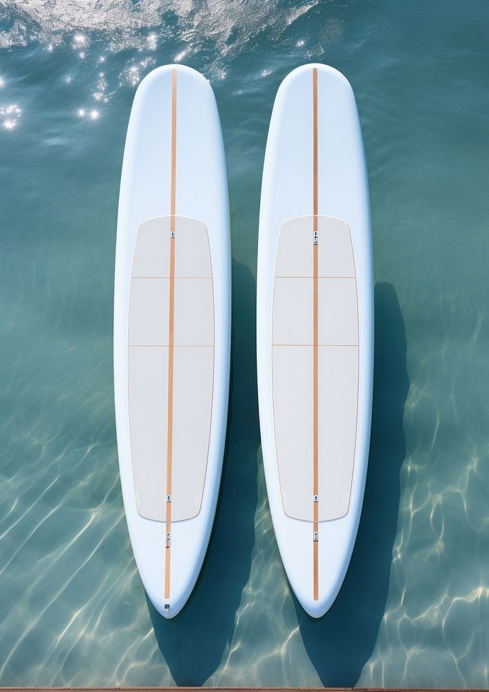 Two white blank surfboards recreation | Premium Photo - rawpixel