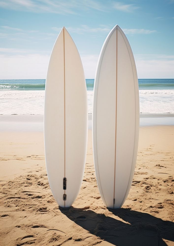 Two white blank surfboard outdoors | Premium Photo - rawpixel