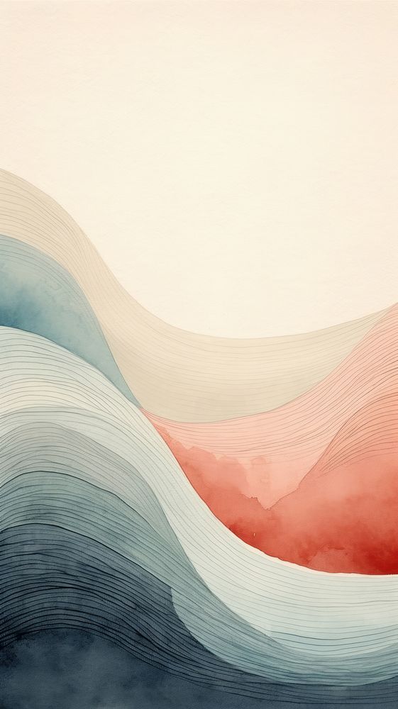 River abstract painting nature. | Free Photo Illustration - rawpixel