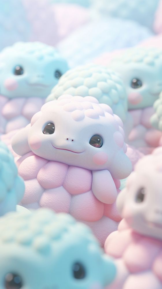 Fluffy pastel turtle cartoon food | Free Photo Illustration - rawpixel
