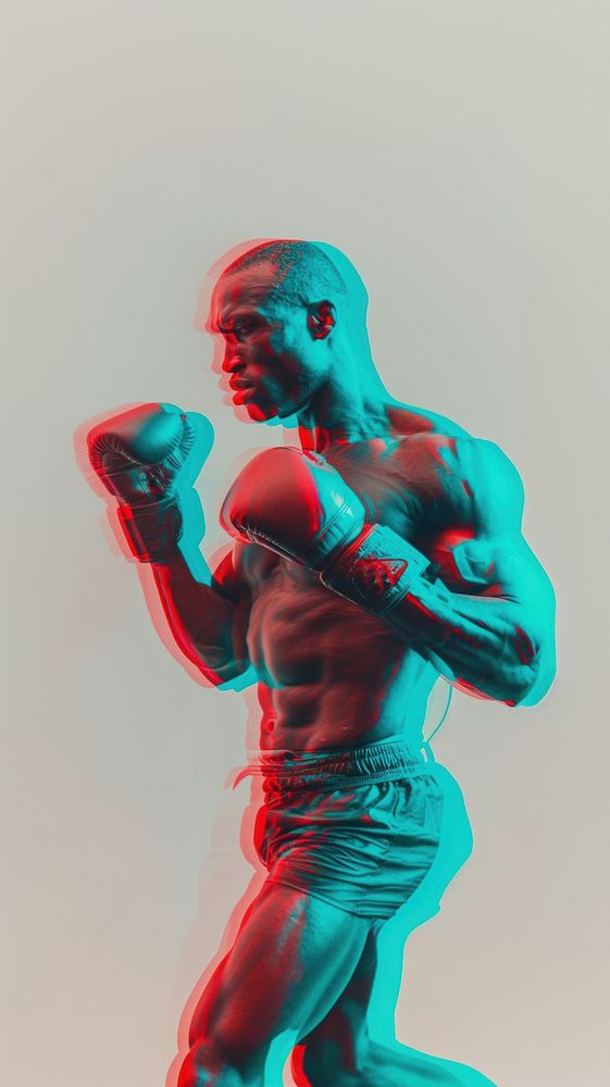 Boxing adult red bodybuilding. | Premium Photo - rawpixel