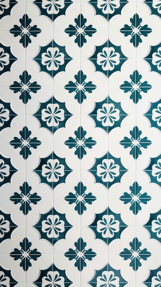 Tiles teal pattern backgrounds white | Premium Photo - rawpixel