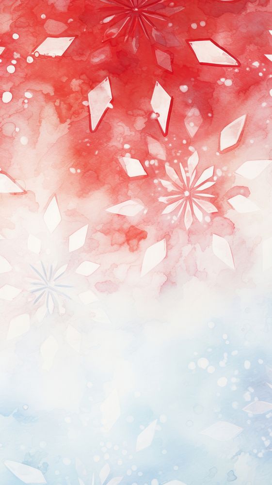 Snowflake watercolor pattern abstract petal | Free Photo Illustration ...