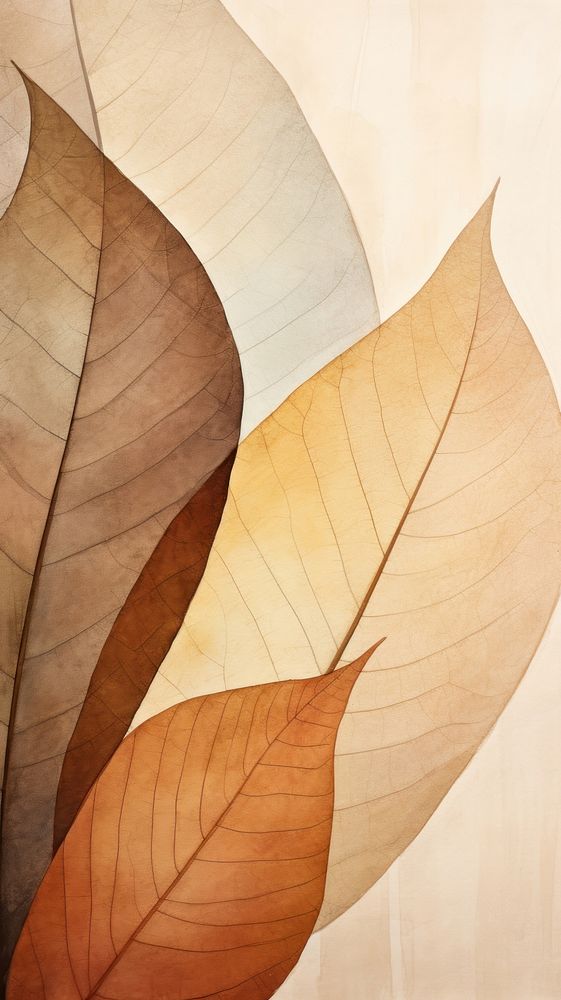 Brown leaf abstract texture plant. | Free Photo Illustration - rawpixel