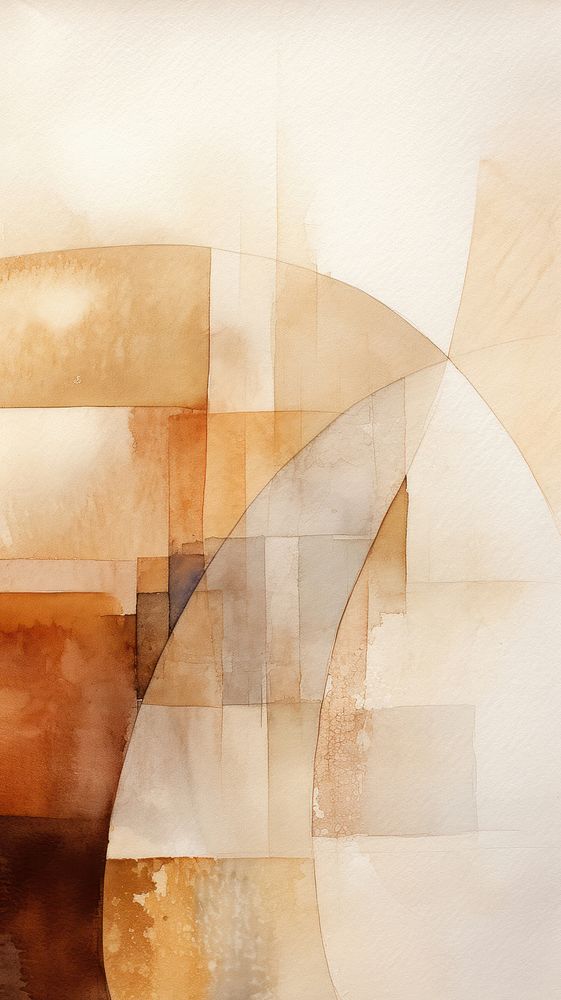 Neutral color abstract painting collage. | Free Photo Illustration - rawpixel