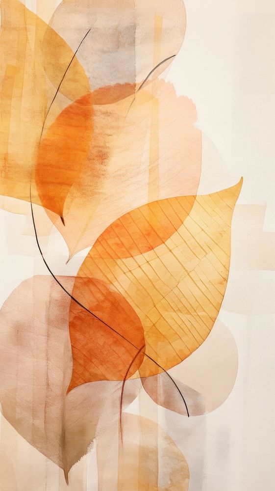 Fall leaves abstract pattern plant. | Premium Photo Illustration - rawpixel
