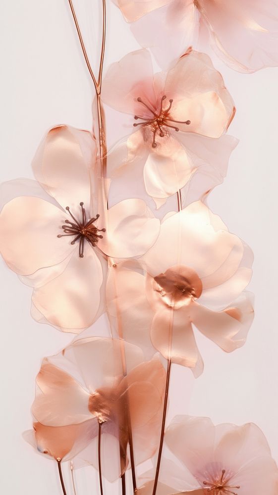 Rose gold flowers blossom petal | Free Photo - rawpixel