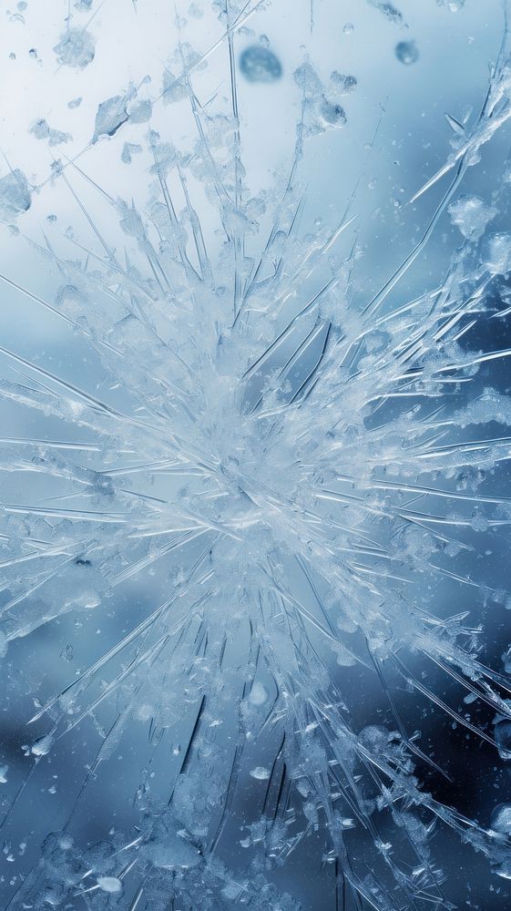 Silver snowflake abstract ice destruction. | Premium Photo Illustration ...