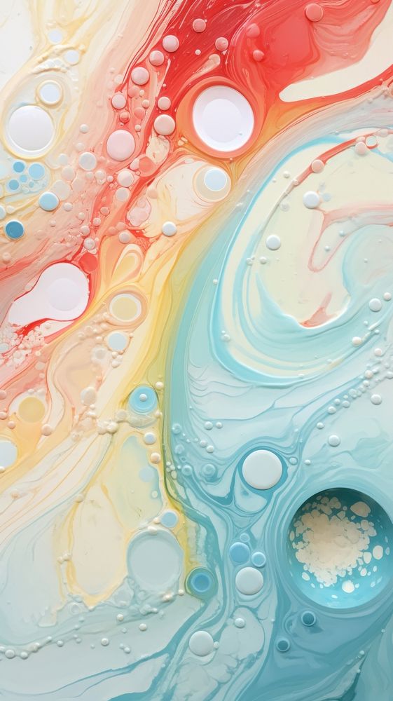 Snowflake melt abstract painting palette. | Free Photo Illustration ...