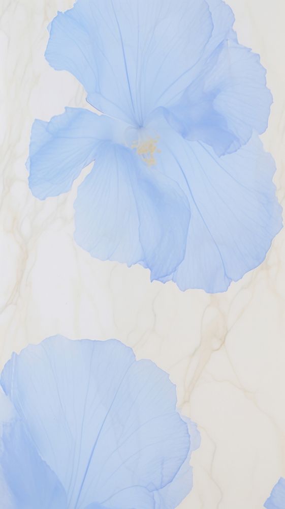 Blue flower marble wallpaper backgrounds | Premium Photo Illustration ...