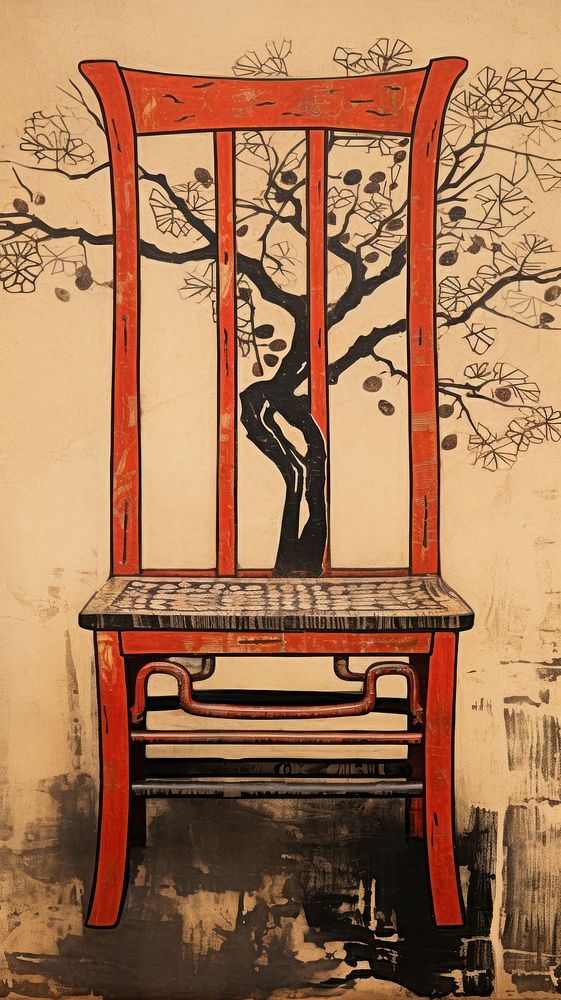 Traditional japanese chair furniture wood | Free Photo Illustration ...