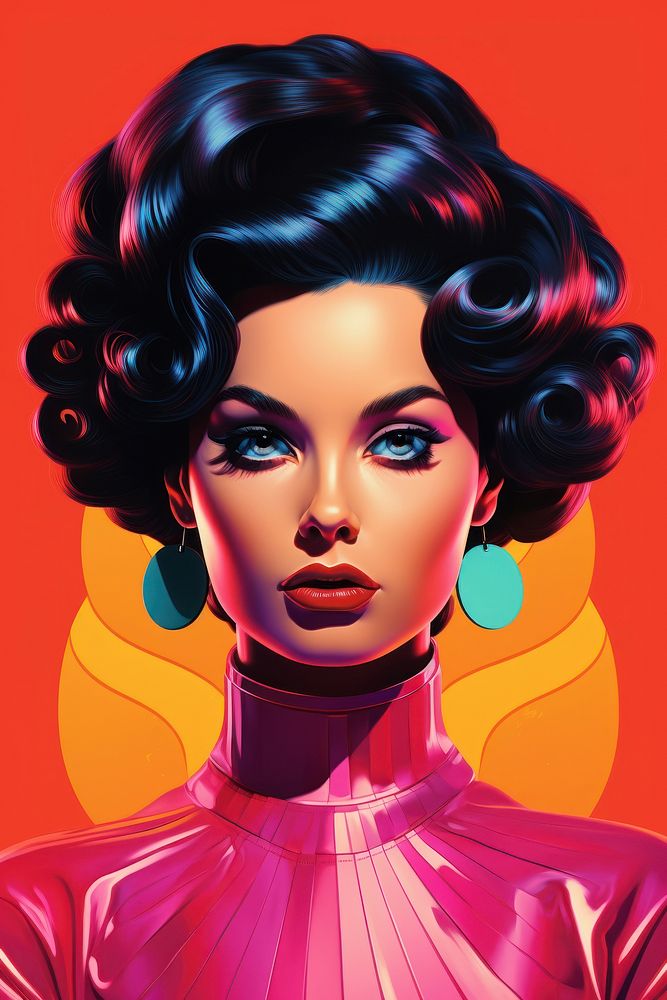 Art portrait graphics adult | Free Photo Illustration - rawpixel