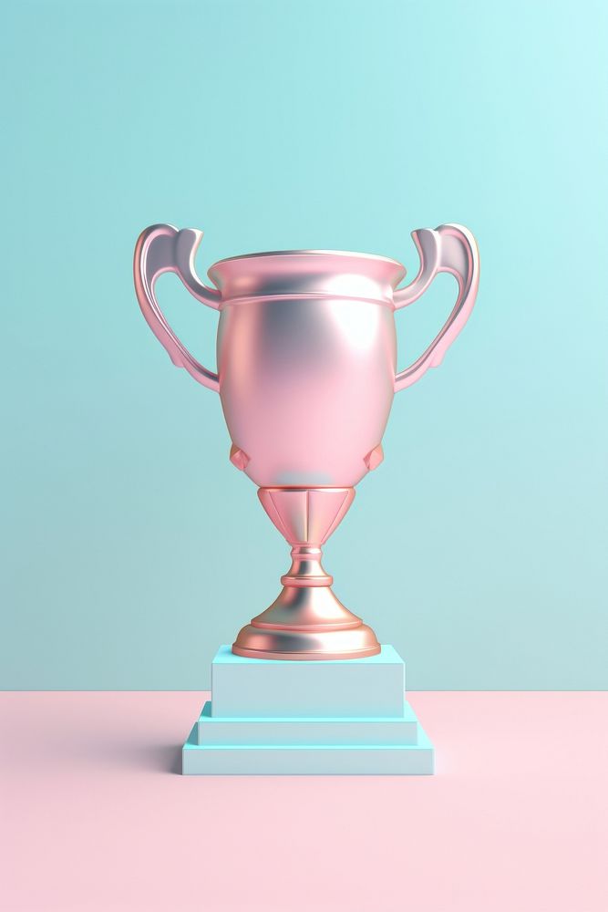 Cute trophy achievement investment decoration. | Free Photo ...