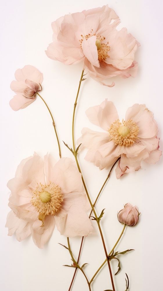 Real pressed peony flowers blossom | Free Photo - rawpixel