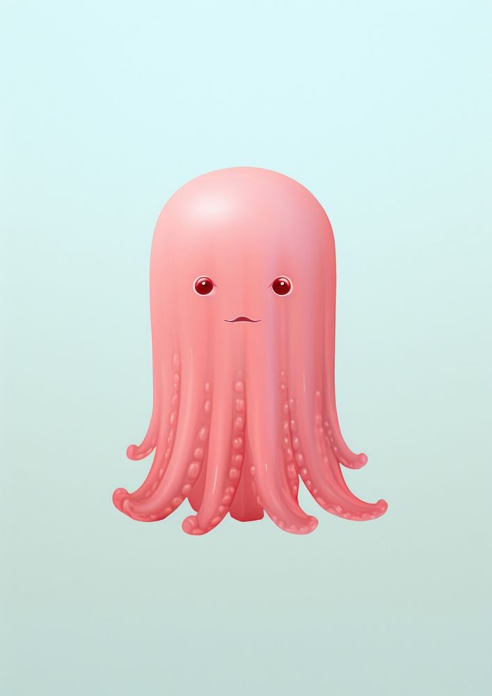 Octopus jellyfish anthropomorphic representation | Free Photo ...