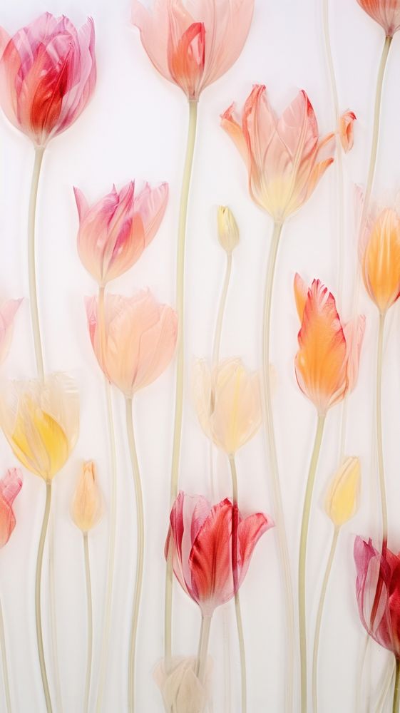 Real pressed tulip field flowers | Free Photo - rawpixel