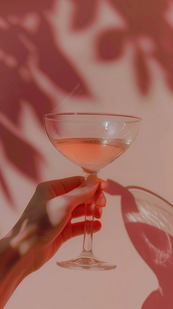 Hand holding cocktail glass drink | Free Photo - rawpixel