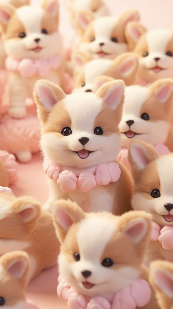 Baby corgi dogs mammal animal | Free Photo Illustration - rawpixel