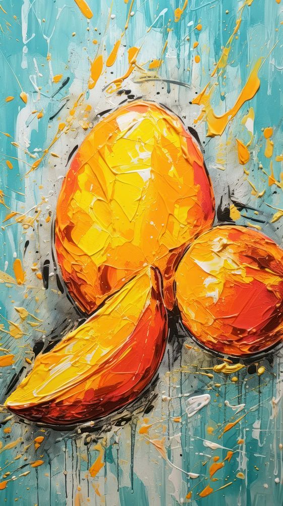 Mango art paint acrylic paint. | Premium Photo Illustration - rawpixel