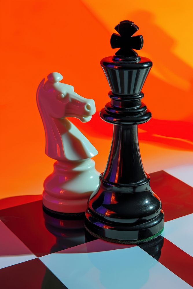 Photo chess game intelligence competition. | Premium Photo - rawpixel