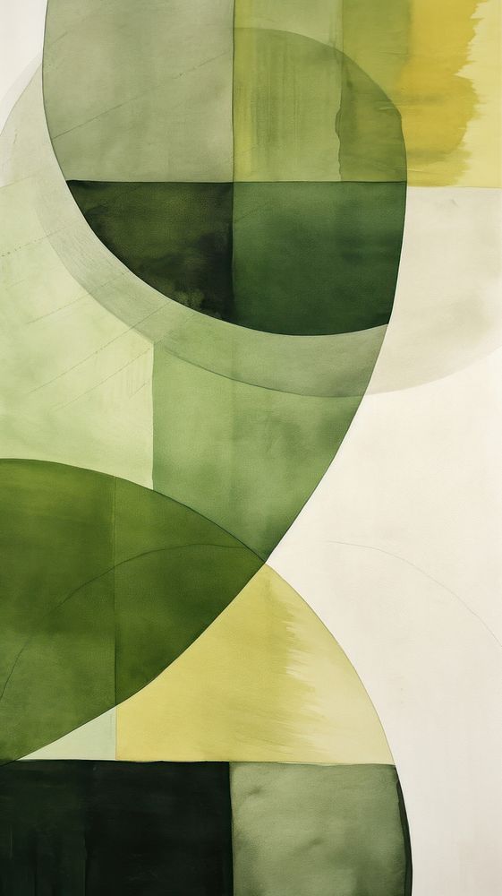 Greenery abstract painting collage | Free Photo Illustration - rawpixel