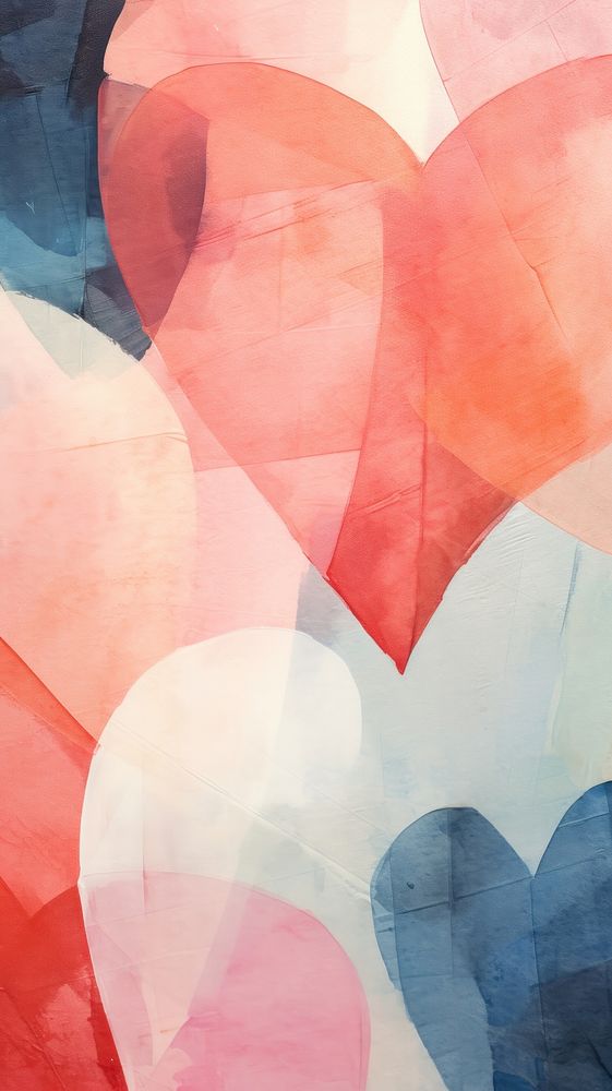 Hearts abstract backgrounds creativity. | Free Photo Illustration ...