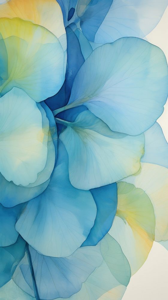 Hydrangea abstract pattern flower. | Free Photo Illustration - rawpixel
