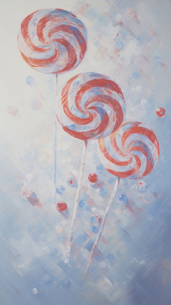 Acrylic paint lollipops confectionery candy | Free Photo Illustration ...