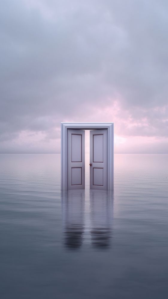 Floating door calm ocean architecture | Free Photo - rawpixel