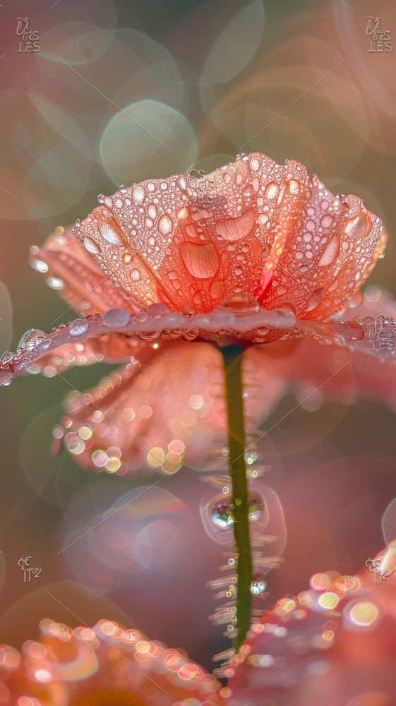 Water droplets poppy flower petal | Premium Photo - rawpixel
