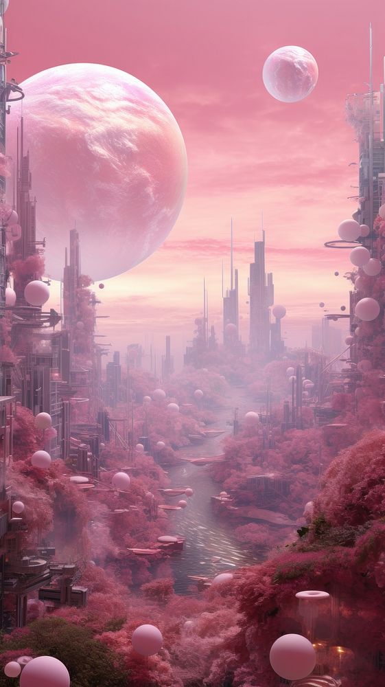 Pink astronomy outdoors nature. | Premium Photo - rawpixel